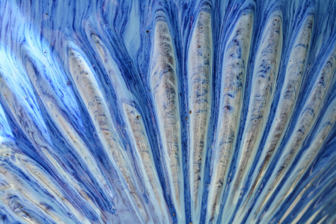 Blue Pottery Abstract Art Pottery Stationary Blank Inside - Etsy