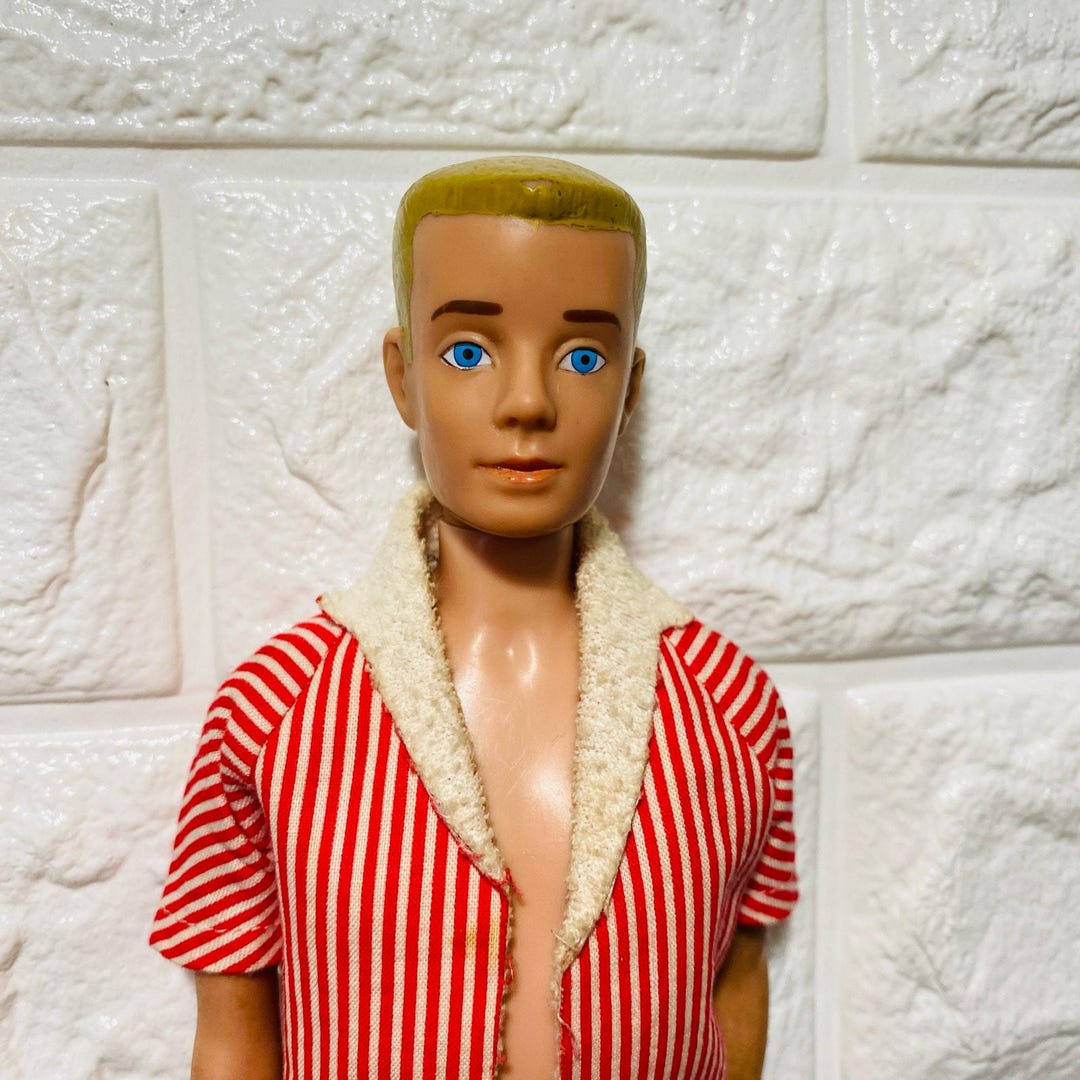 Vintage Ken Doll Blonde Molded Hair Original Outfit Shorts 1962 ...