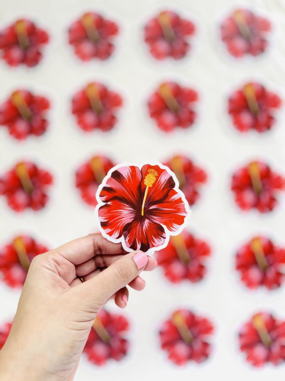 Floral Stickers Pack of 4 Laptop Sticker Peony Sticker | Etsy