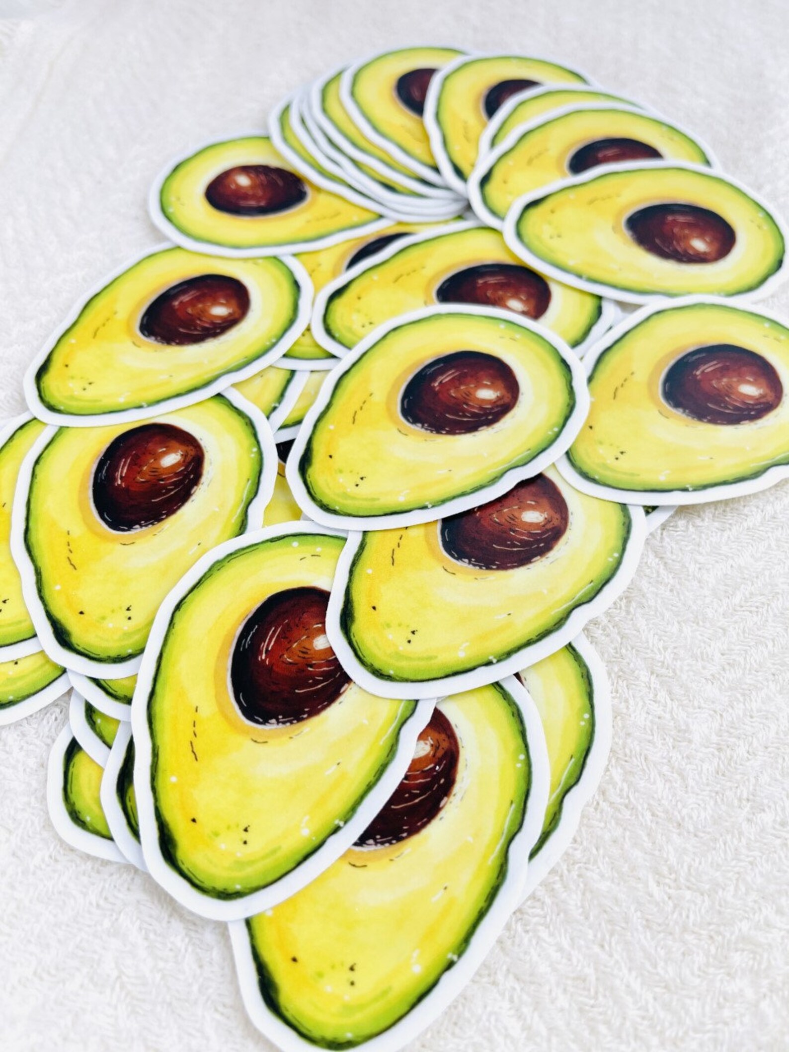 Avocado Sticker Avocado Vinyl Sticker Laptop Sticker Clear | Etsy