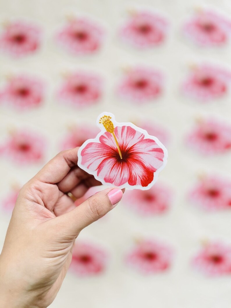 Floral Stickers Pack of 4 Laptop Sticker Peony Sticker - Etsy