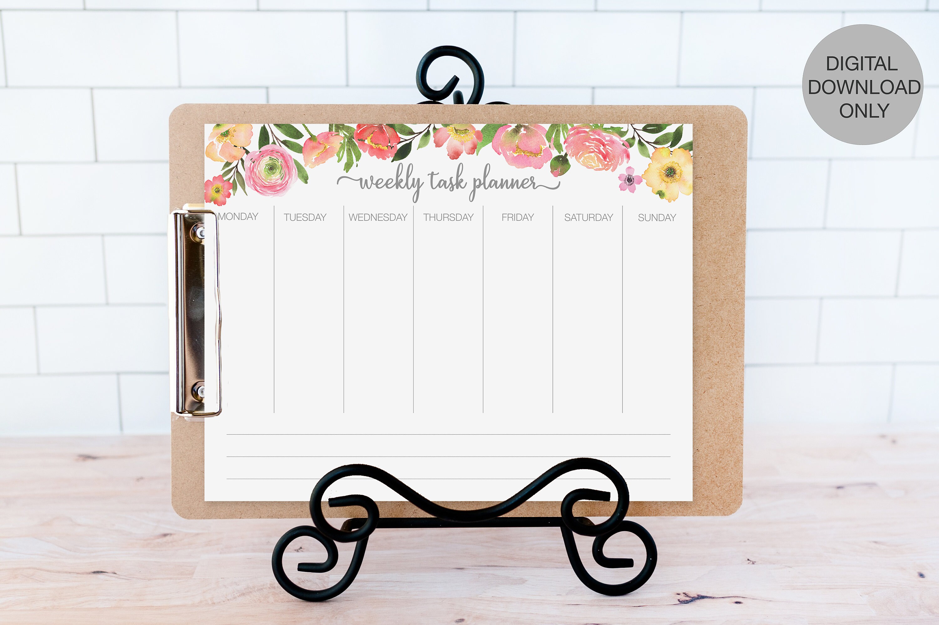 Weekly Planner 2021, Weekly Plan Template, Weekly Planner Printable ...