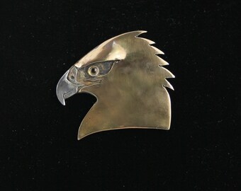 Hawk Brooch - Etsy
