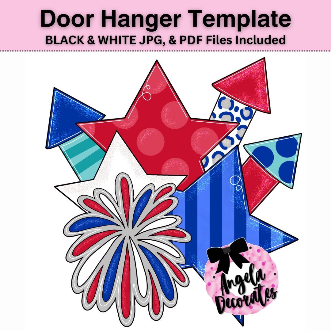 DIGITAL TEMPLATE: Patriotic July 4th Independence Day Fourth of July ...