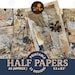 Messy Messy Textile Collage Printable Junk Journal Half Paper Rustic ...