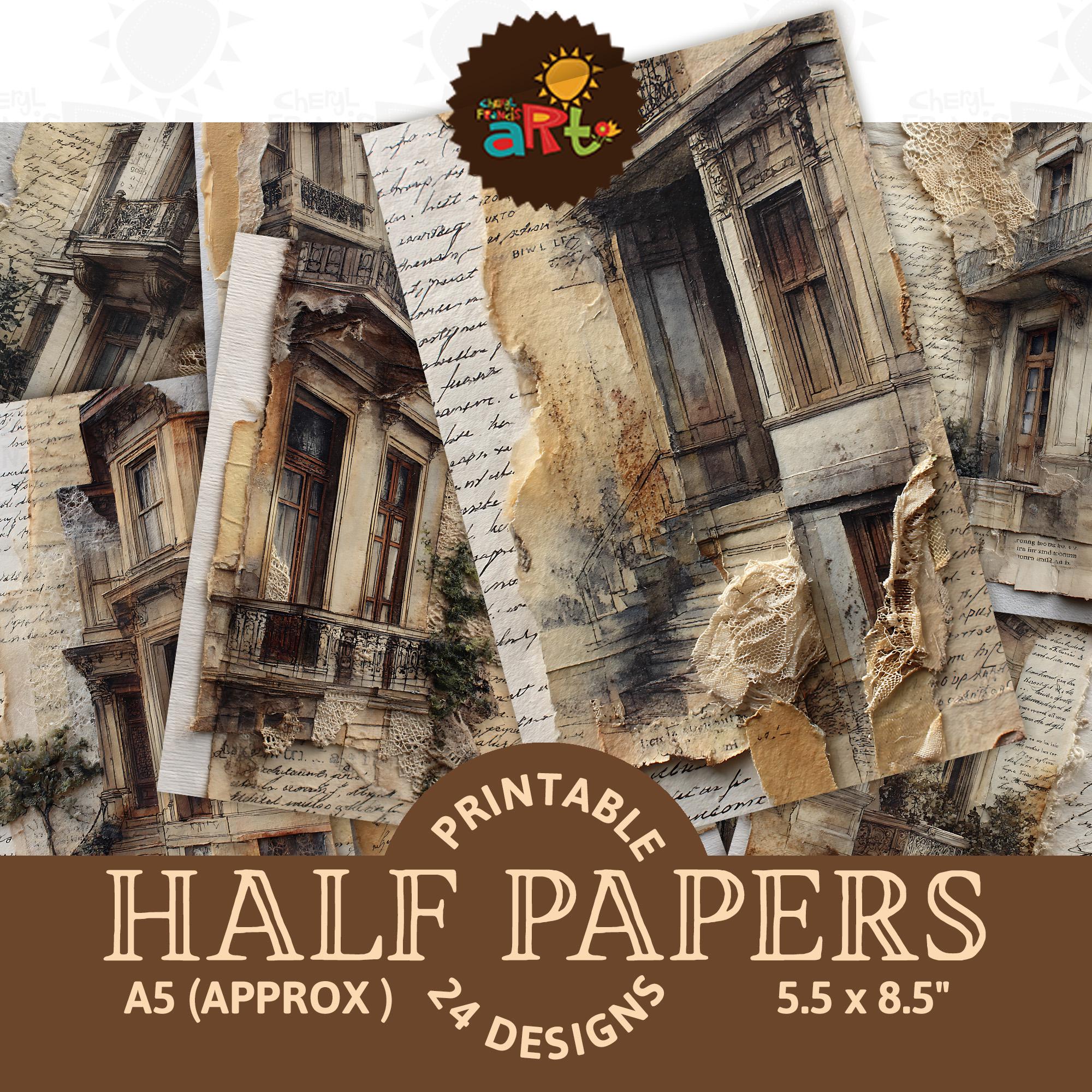 Baroque Home Architectural Curb Appeal With Handwriting Ephemera ...