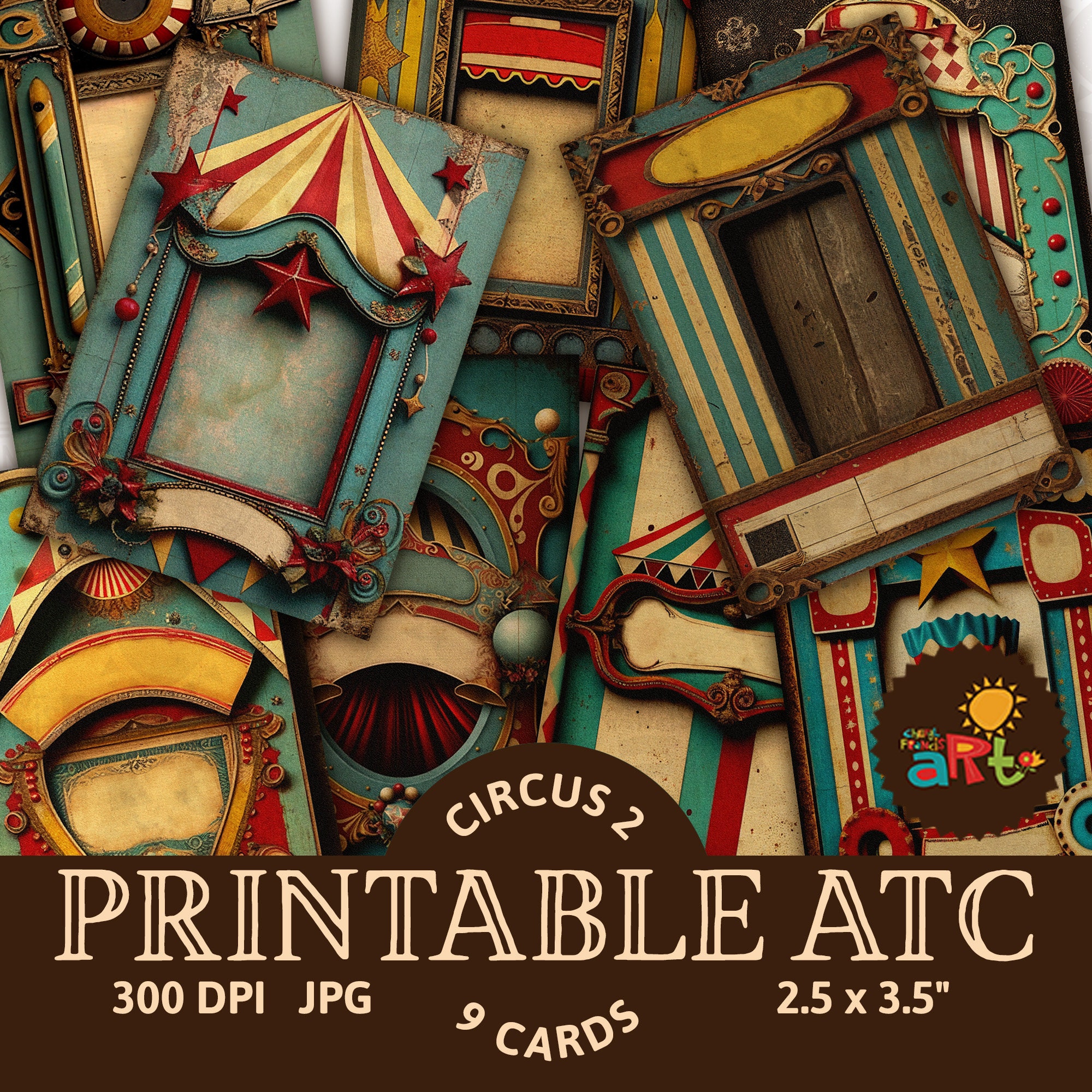 Vintage Carnival Borders