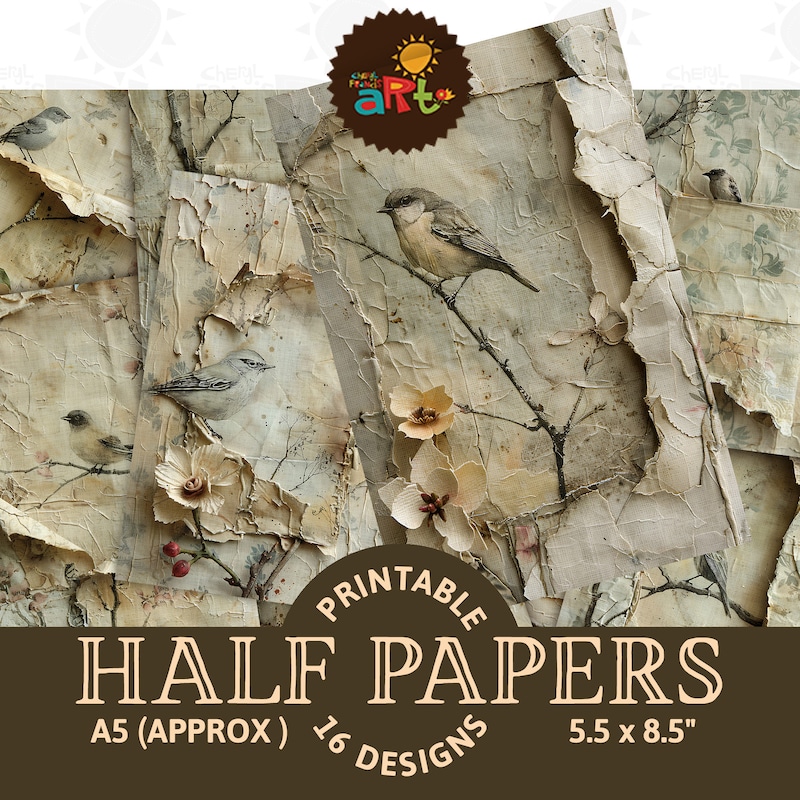 Vintage Decoupage Birds - Etsy