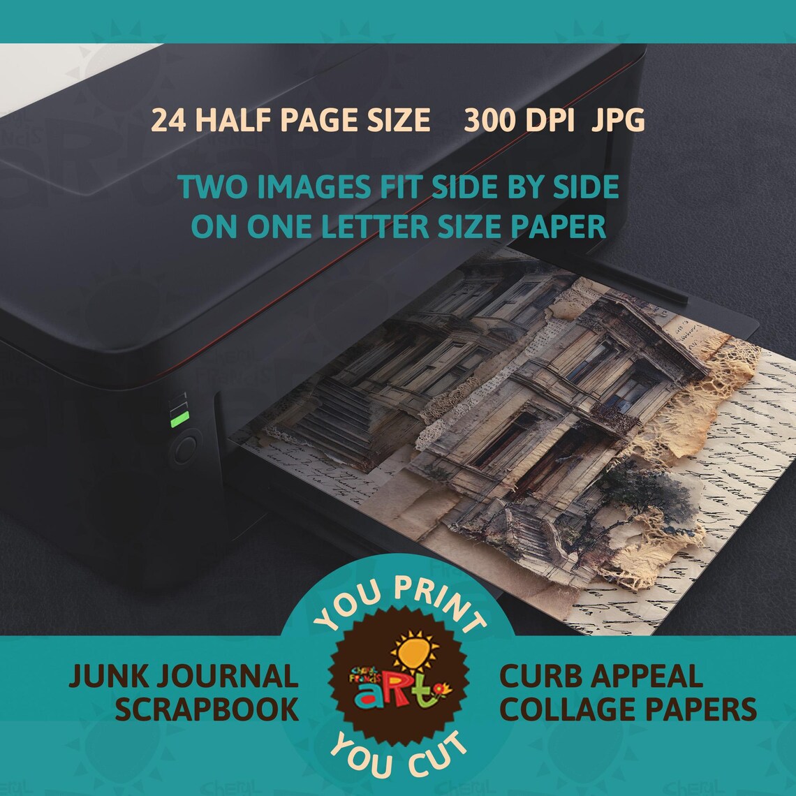Baroque Home Architectural Curb Appeal With Handwriting Ephemera ...