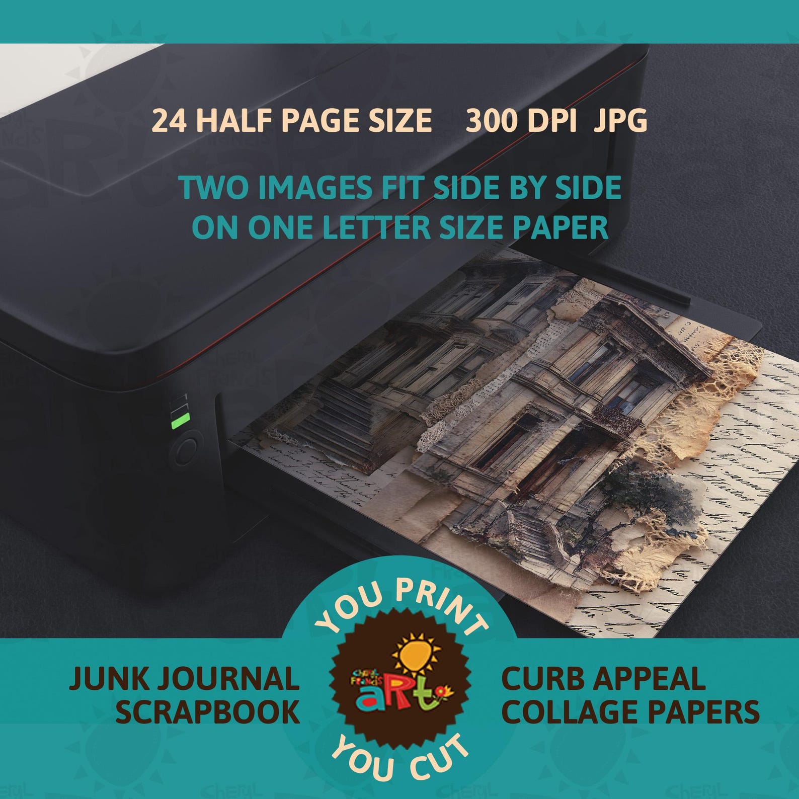 Baroque Home Architectural Curb Appeal With Handwriting Ephemera ...