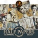 Disheveled Lady Portrait Paper Craft Printable Collage Junk Journal ...
