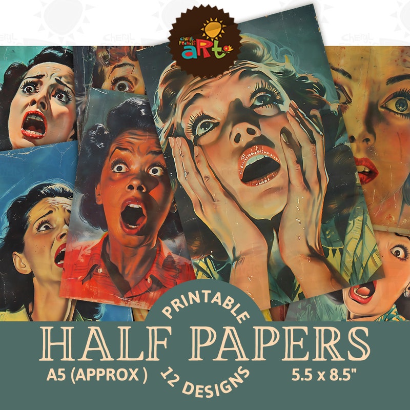 Halloween Magazine Pages - Etsy