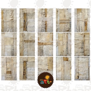 Lace and Vintage Papers Assemblage Collage Printable Junk Journal Half ...