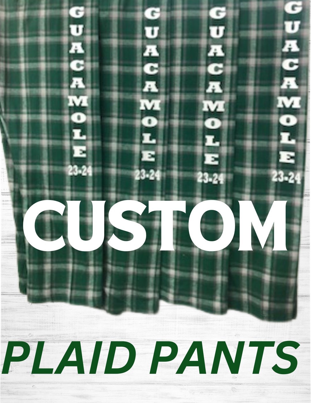 Custom Personalized Plaid Pajama/lounge Pants. Women's & Men's - Etsy