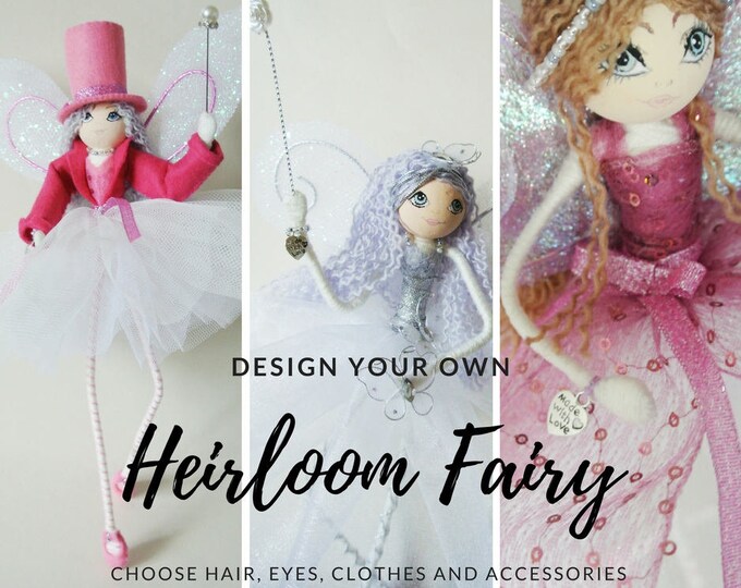 Handmade fairies & angels each one unique and by DaisysFairyGarden