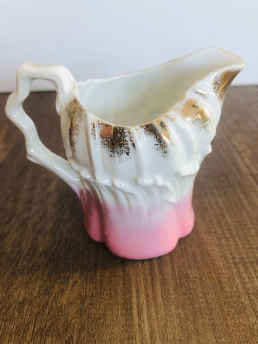 Creamer Pink Porcelain Cottagecore Creamer, French Country - Etsy