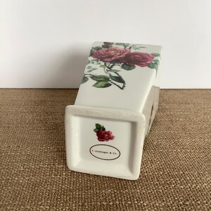 I Godinger & Co Vintage Roses Bud Vase, French Country, Shabby Chic, Romantic Cottagecore Flower ...