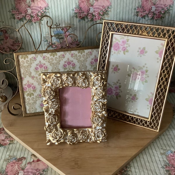 Gold Frame Set - Etsy