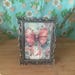 Ceramic Vintage Slip Frame, Pink Roses, Small Slip Frame, Cottagecore ...
