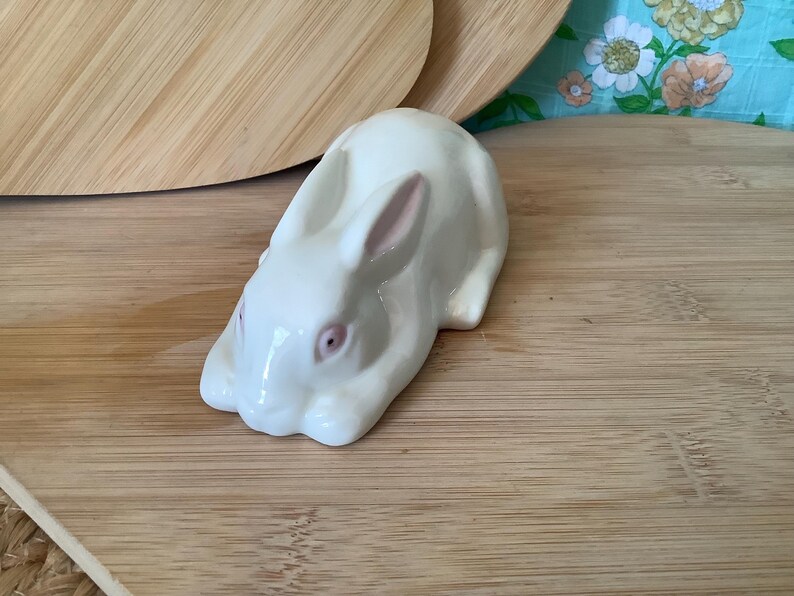 Belleek Porcelain Resting Bunny, 8th Mark, Ireland, Collectible Belleek ...