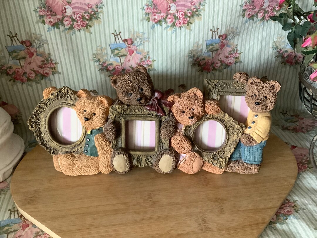 Vintage Teddy Bears Frame, Heavy Frame, Family or Children Picture ...