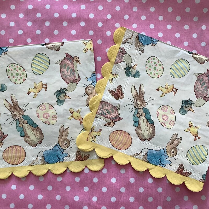 Rabbit Napkin - Etsy