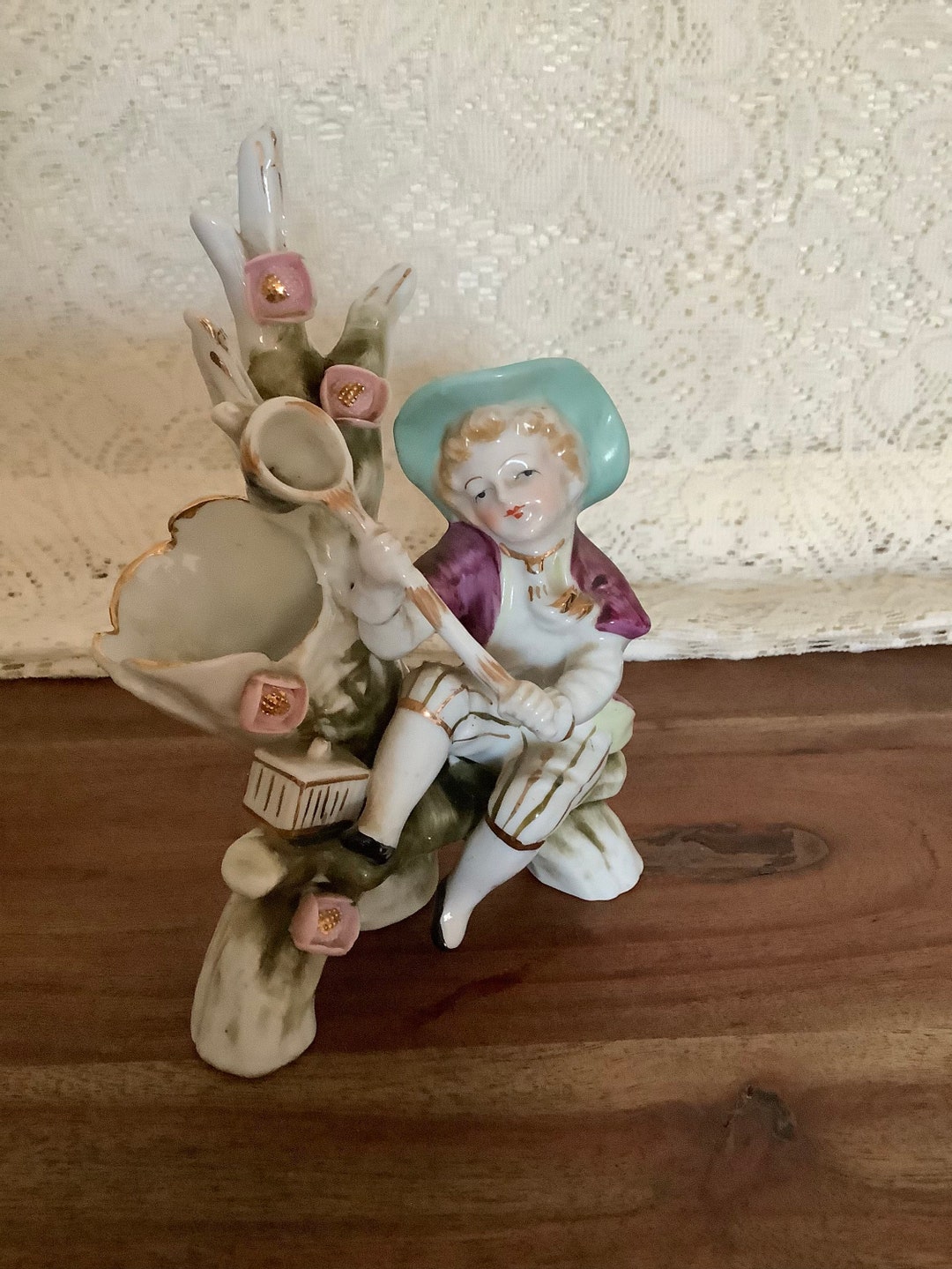 German Bisque Spill Vase, Vintage - Etsy