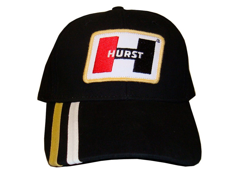 Hurst Double Stripe With Patch Hat - HH #300 Hurst Performance T-handle ...