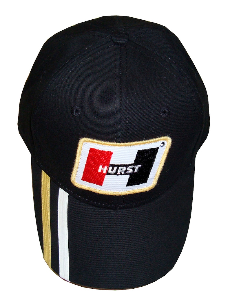 Hurst Double Stripe With Patch Hat - HH #300 Hurst Performance T-handle ...