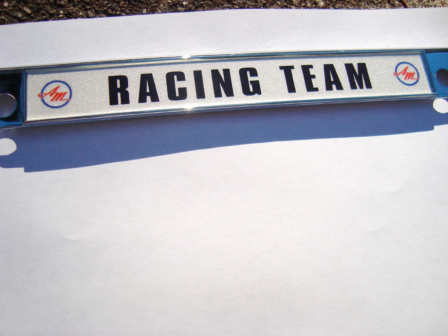 AMC American Motors Racing Team License Plate Frame AMX - Etsy