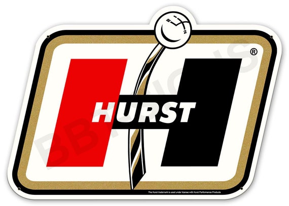Hurst H Logo Vintage Metal Sign BBT-056 20 X 14 | Etsy
