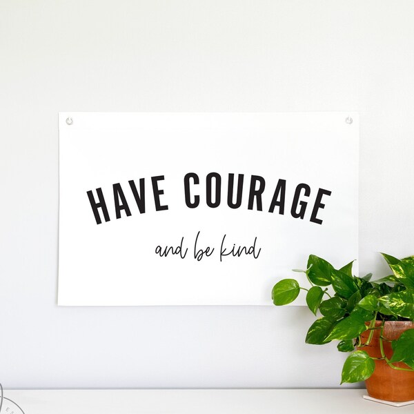 Courage Sign - Etsy