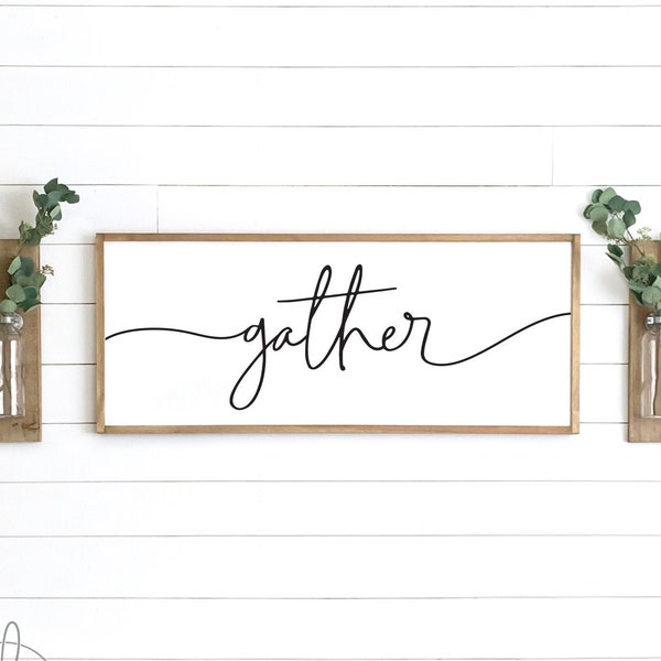 Large Gather Sign - Etsy