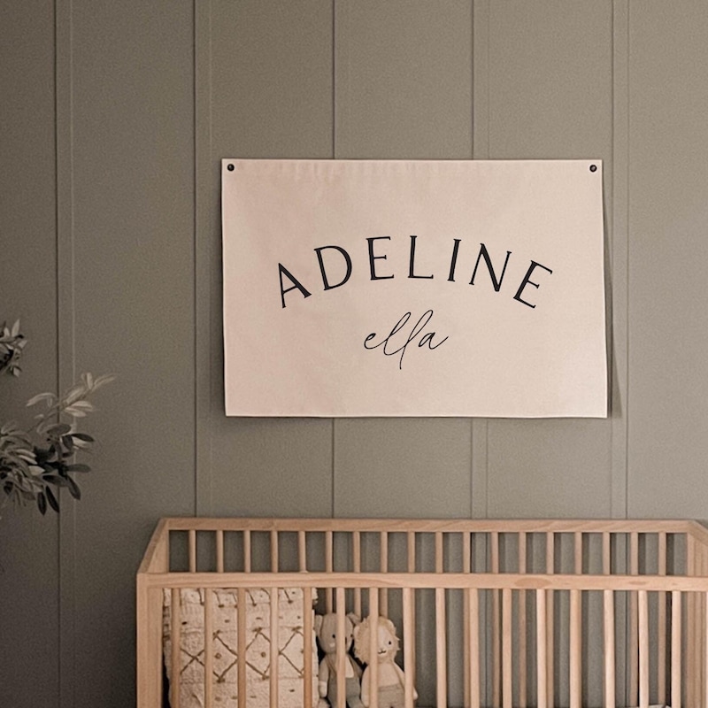 Baby Name Wall Decor - Etsy
