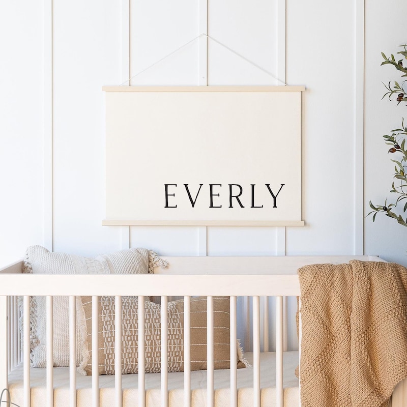 Baby Name Wall Decor - Etsy