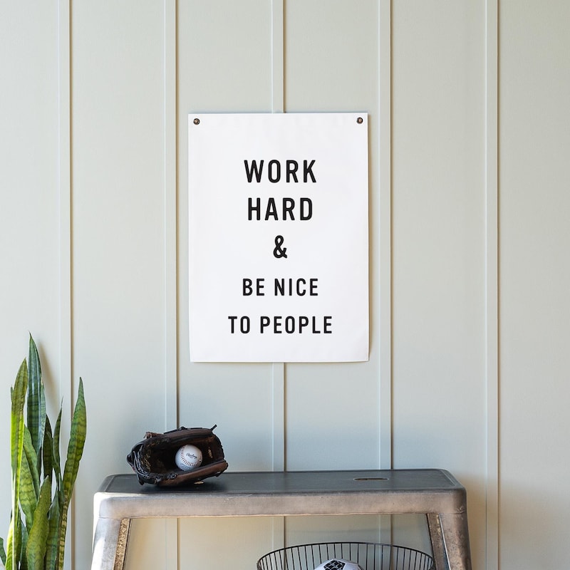 Work Hard and Be Nice to People - Etsy