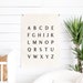 ABC Flag Canvas Flag Wall Decor Alphabet Playroom Sign - Etsy