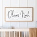 Name Sign for Nursery | Boy Name Sign | Nursery Room Decor | Baby ...