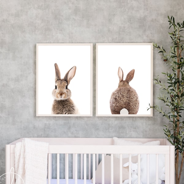 Bunny Nursery Art - Etsy