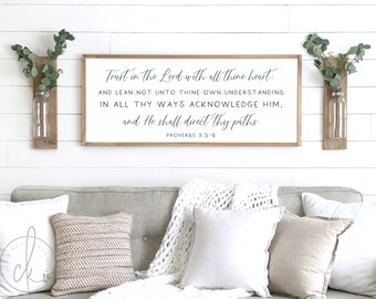 Scripture wall decor | Etsy