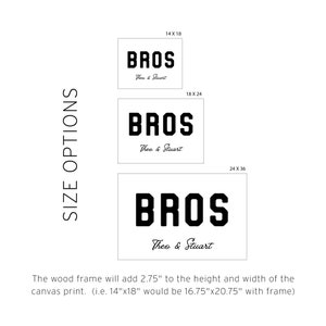 Personalized Boys Room Decor Sign | Customizable Bros Sign | Kids ...