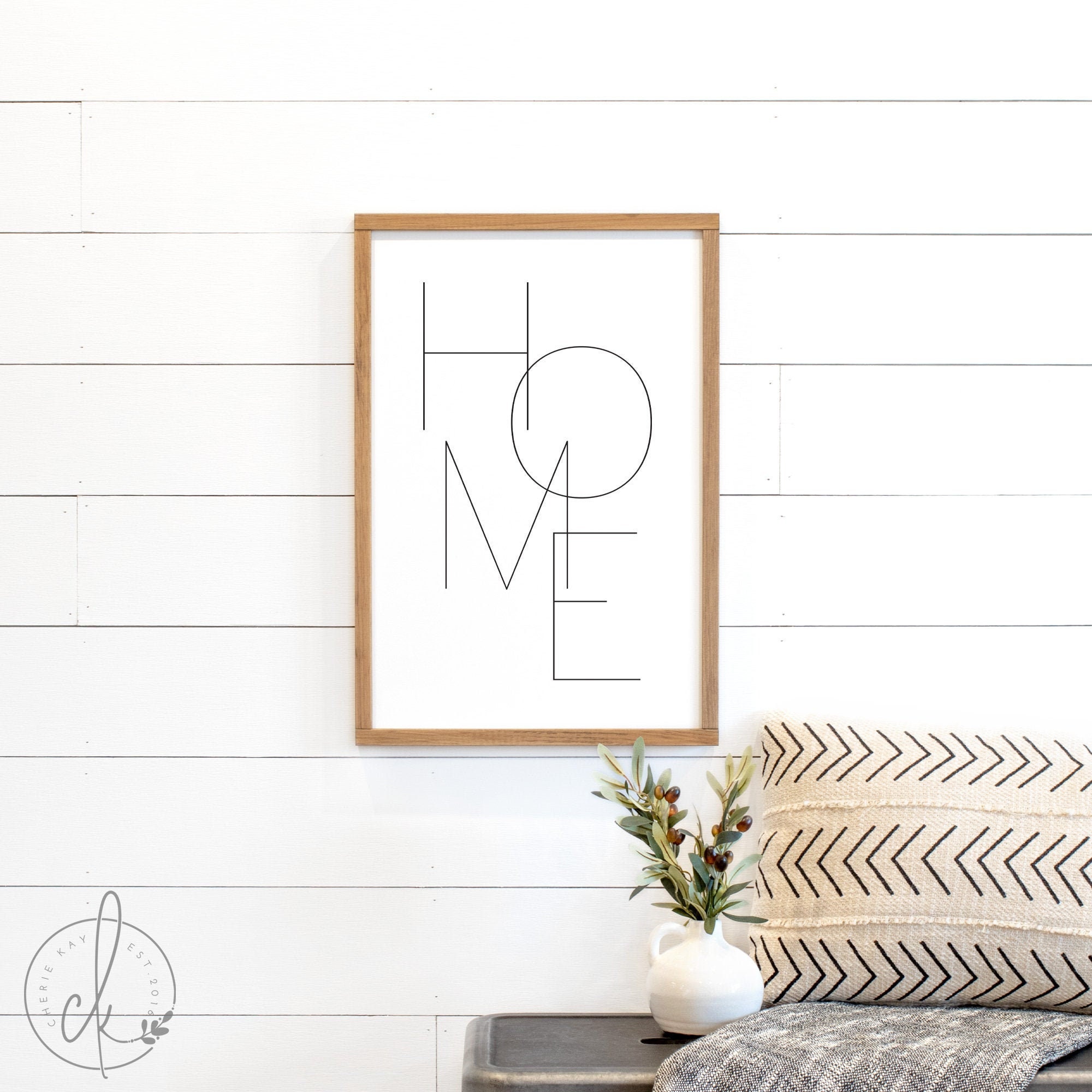 HOME Sign Wood Signs Wall Decor for Living Room Home | Etsy