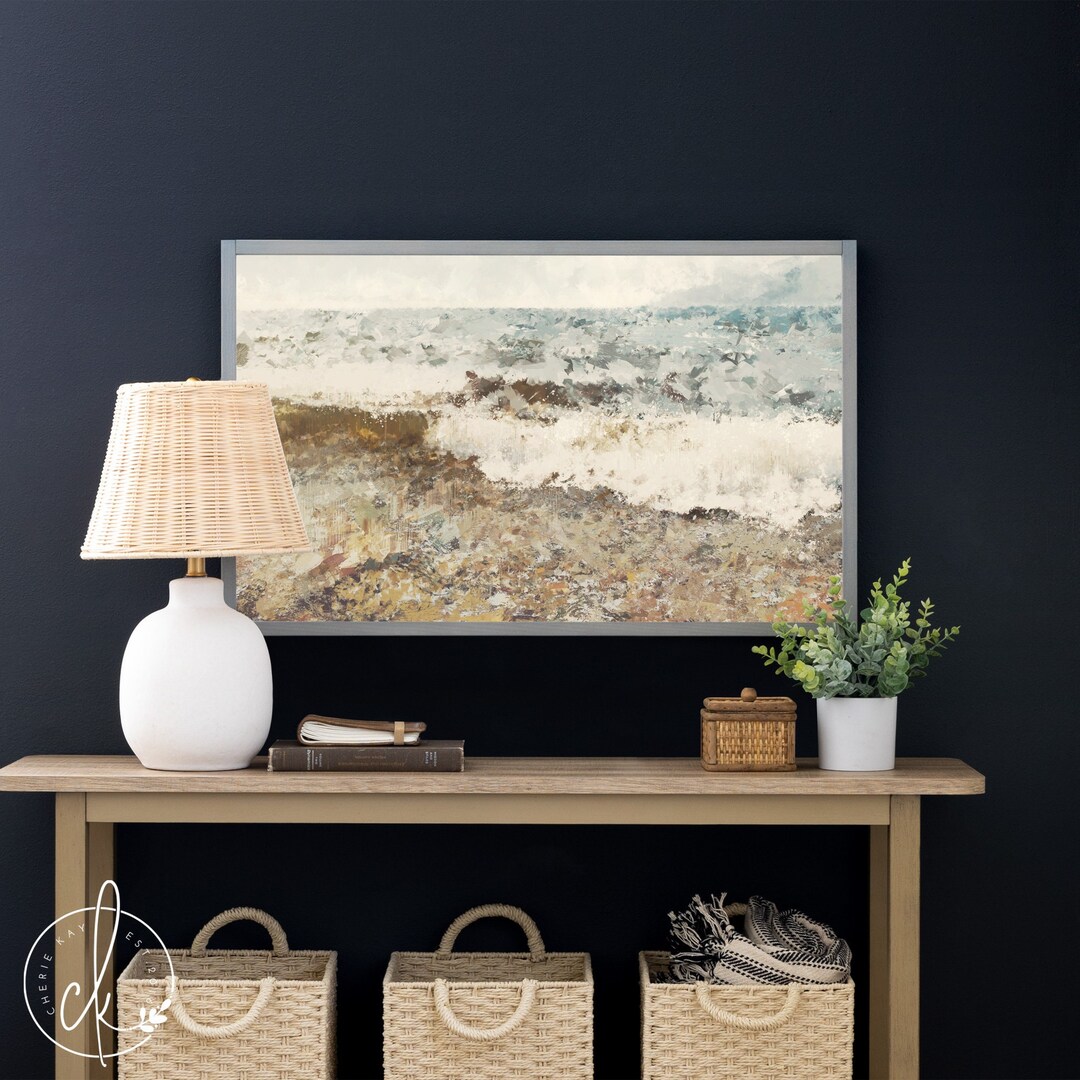 Framed Ocean Art Coastal Art Beach Wall Art Wood Signs - Etsy