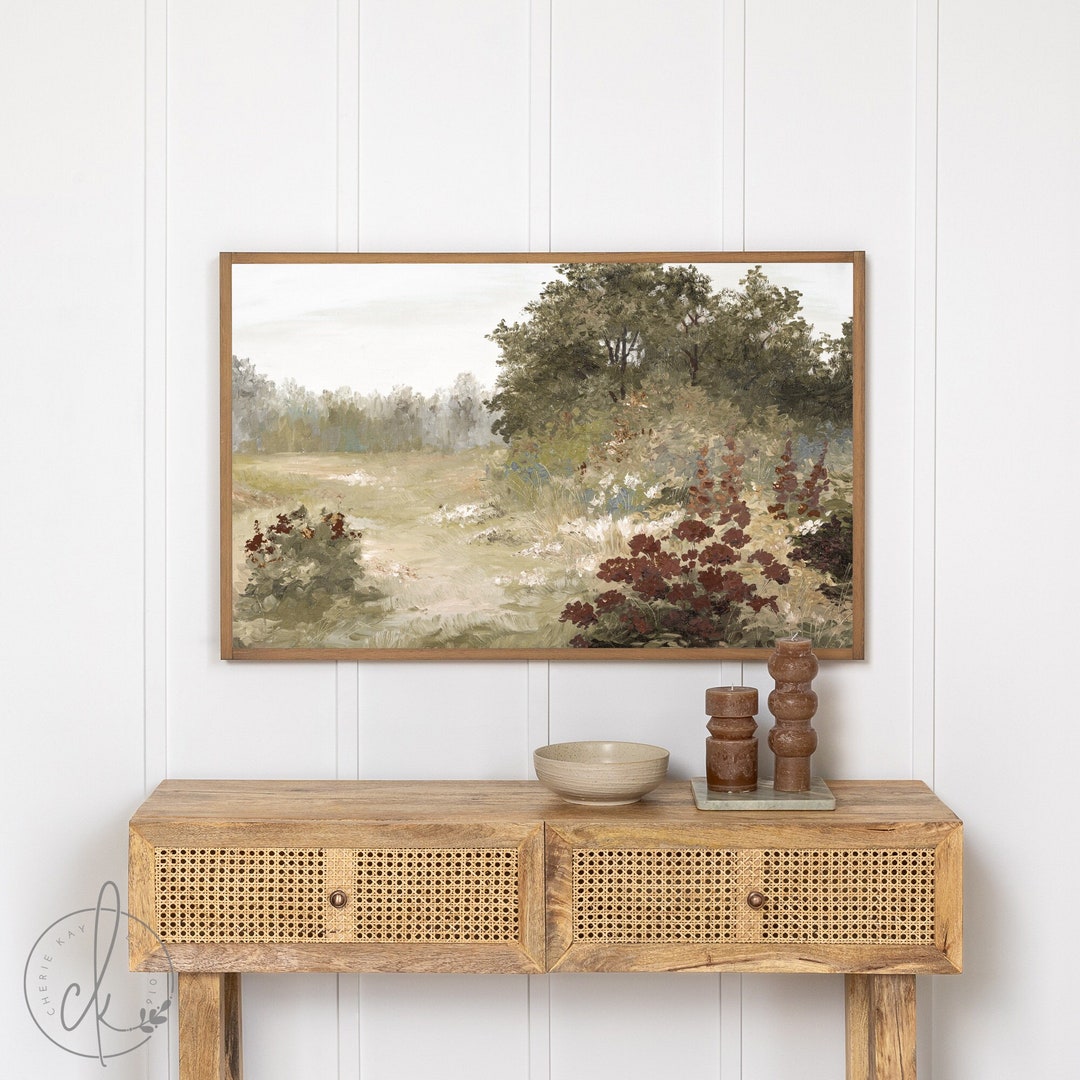 Nature Landscape Art Framed Wall Art Living Room Wall - Etsy