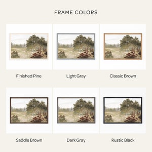 Nature Landscape Art | Framed Wall Art | Living Room Wall Decor | Large ...