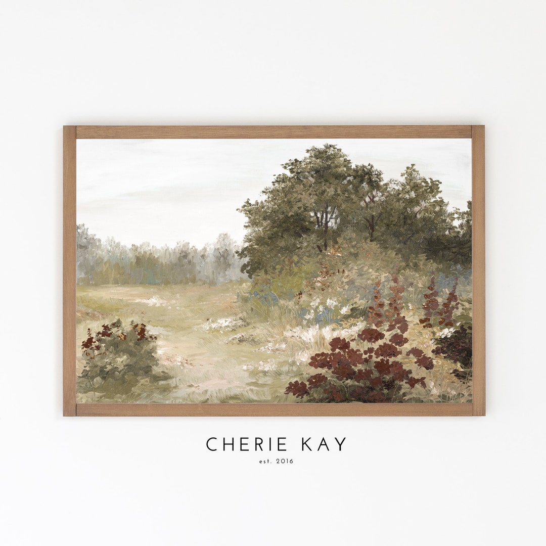 Nature Landscape Art Framed Wall Art Living Room Wall - Etsy