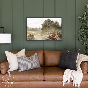 Nature Landscape Art Framed Wall Art Living Room Wall - Etsy