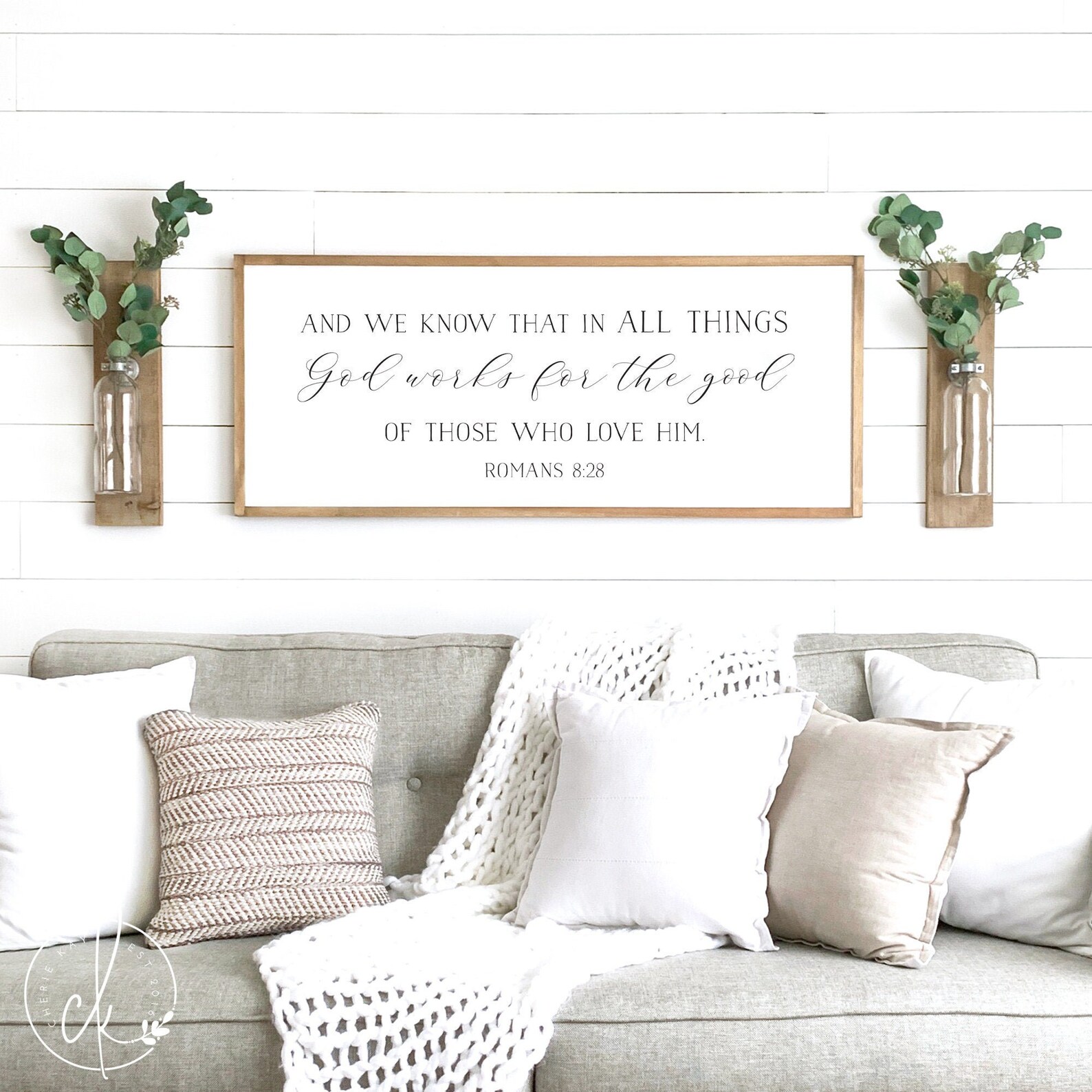 And We Know That in All Things God Works for the Good Bible - Etsy