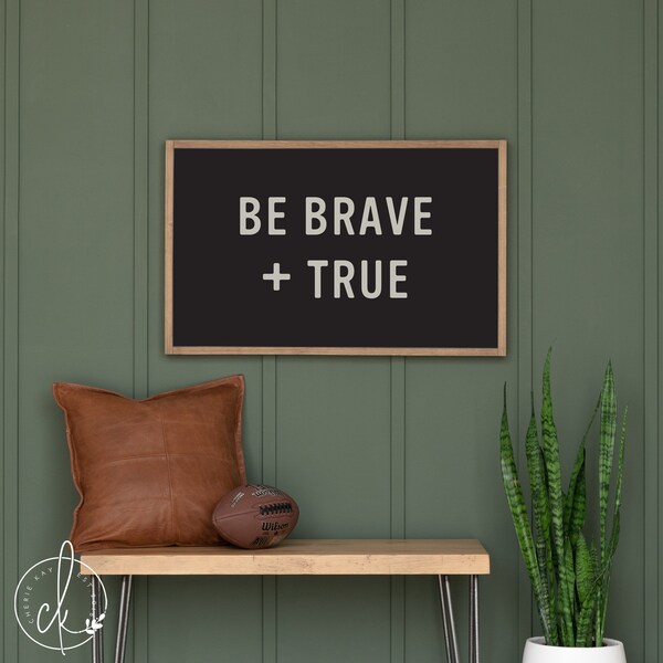 Brave Sign - Etsy