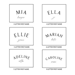 Personalized Girl Name Art | Wood Framed Canvas | Nursery Name Art ...